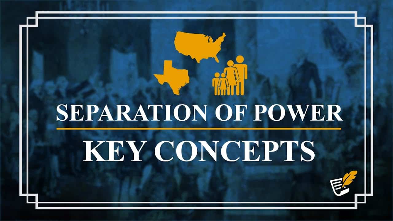 Key Concepts of Separation of Power | Constitution Corner : The John Birch Society